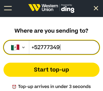 How to top-up? – WU powered by Ding